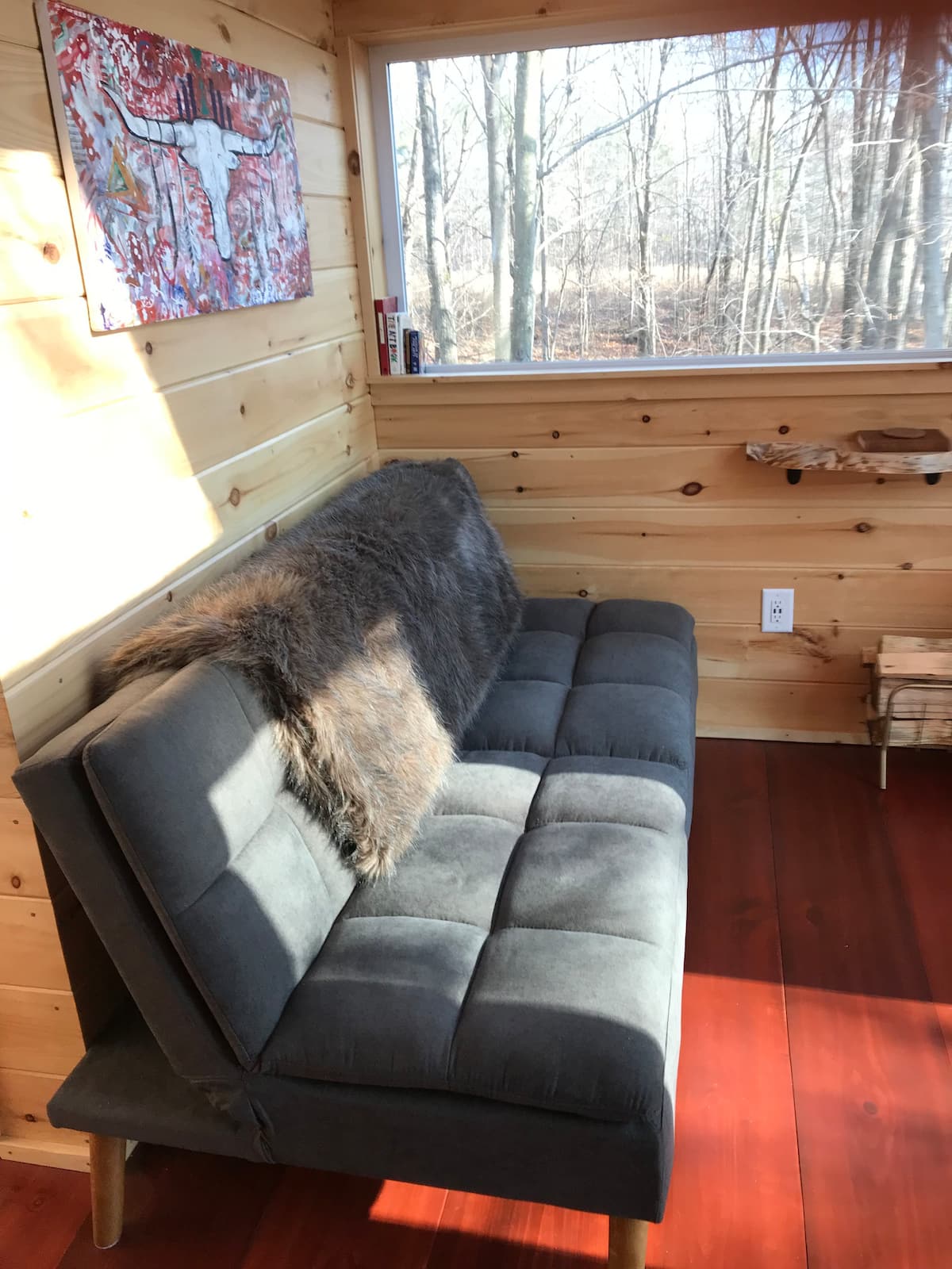 Solar-powered ‘G-frame’ Cabin with Sauna