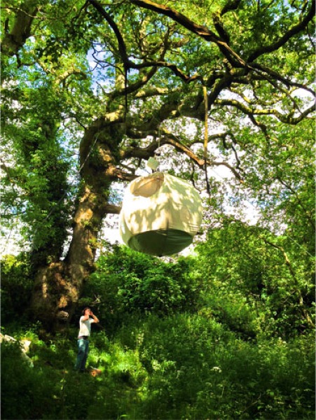 Glamping in the Tree Tops with a RooMoon: Hanging Tents