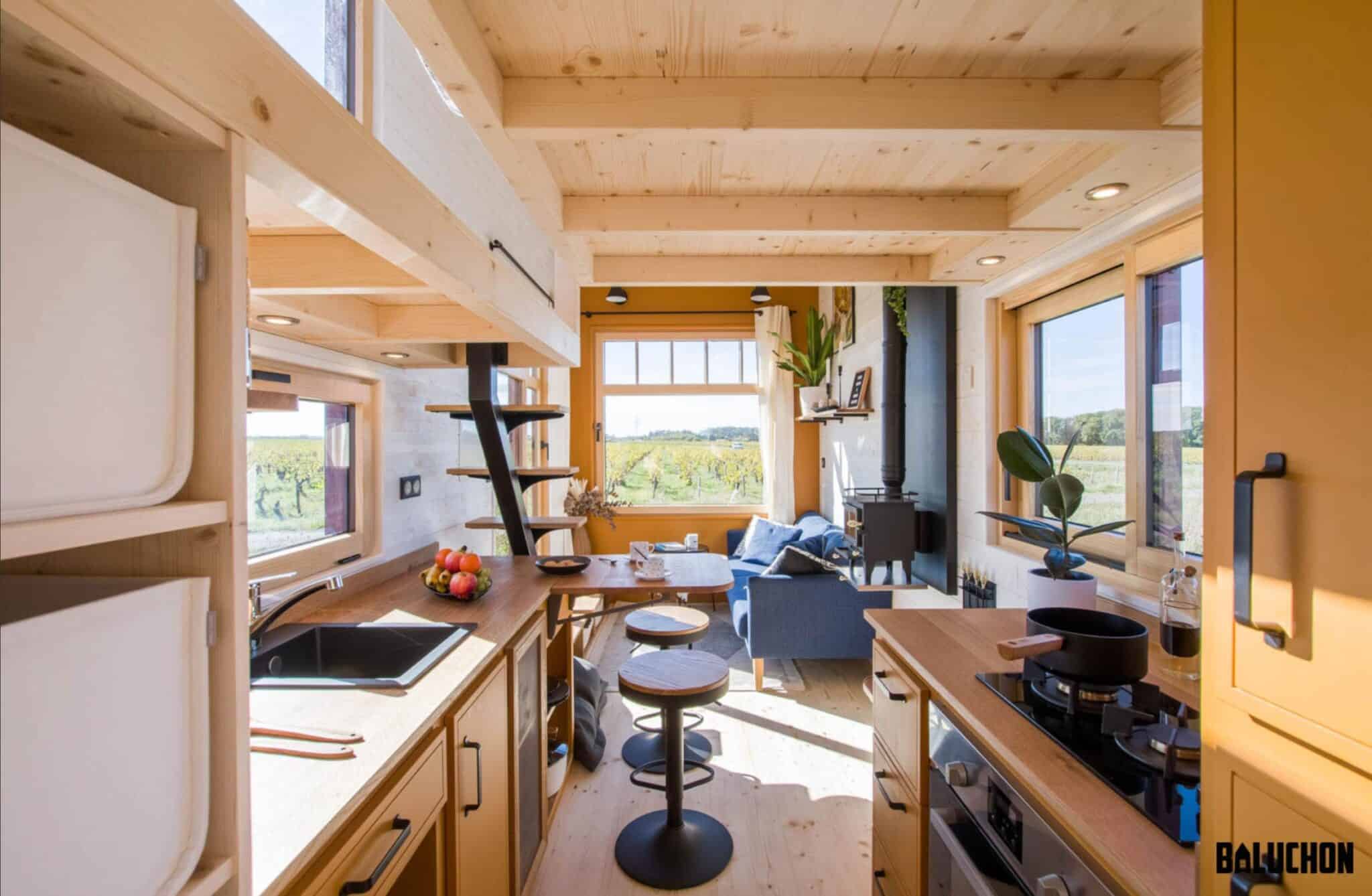 19.5 ft. Golden Hour Tiny House Baluchon Build