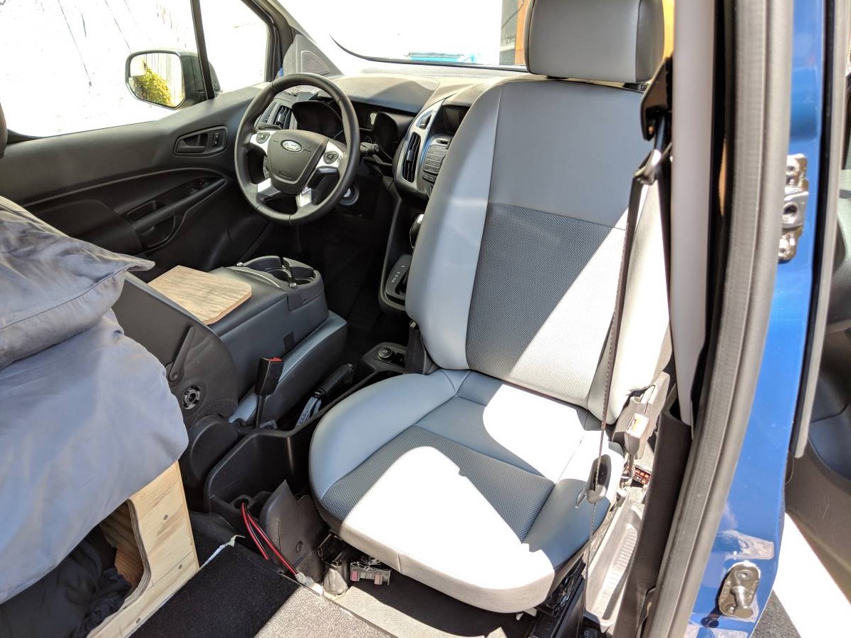 Grandpa’s DIY 2016 Ford Transit Connect Camper Van Conversion