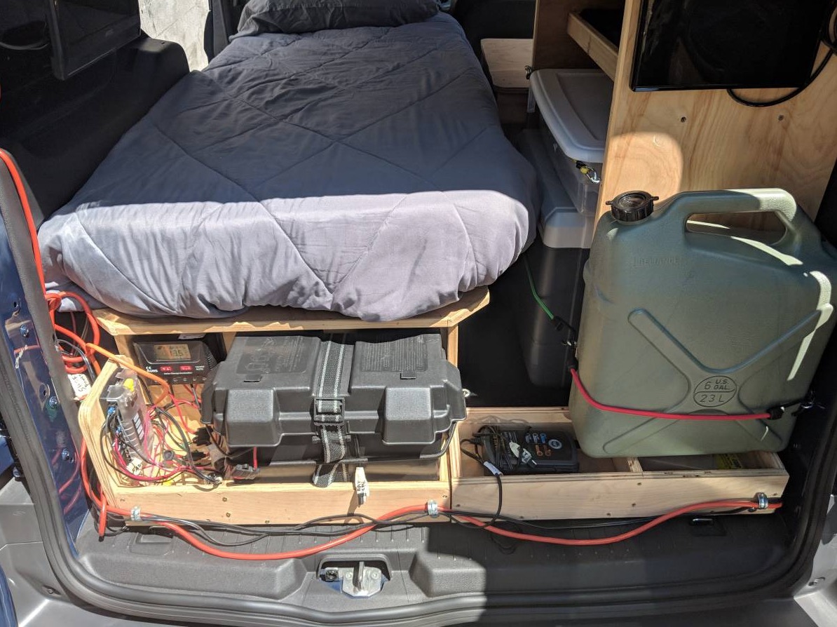 Grandpa’s DIY 2016 Ford Transit Connect Camper Van Conversion