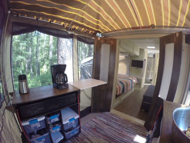 Stealthy Cargo Trailer Tiny House with Bump Out