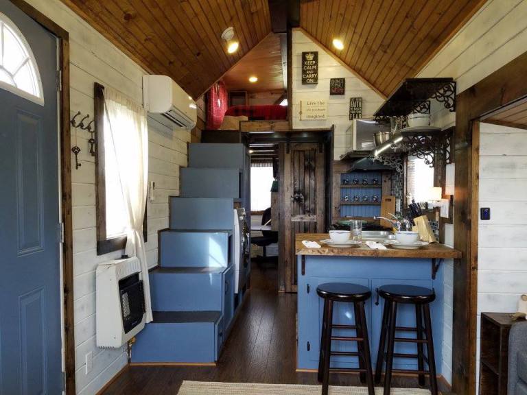 Father-Daughter Duo Builds Off-Grid Tiny House in 6 Months