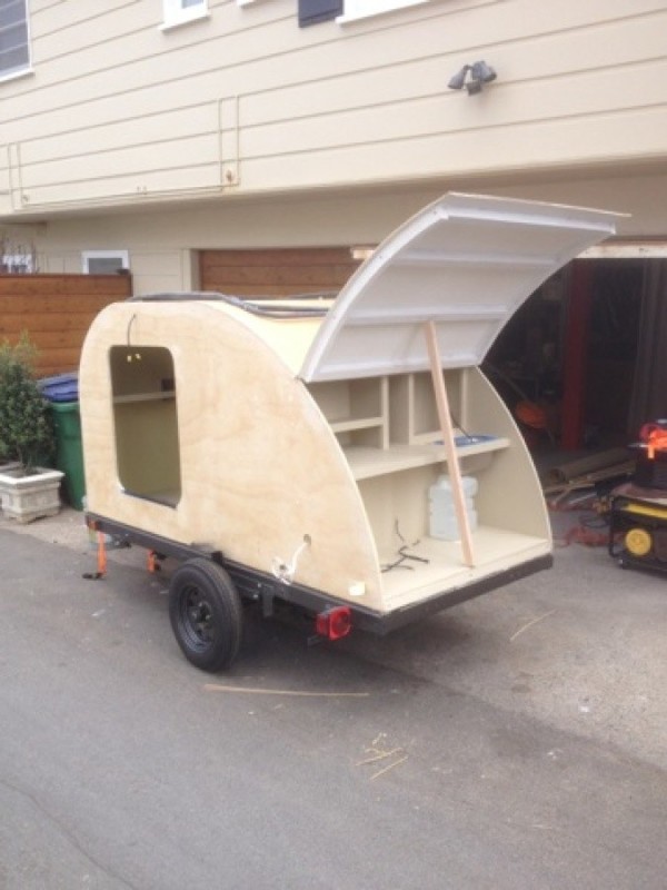 Man Builds $2k Military Style Teardrop Trailer