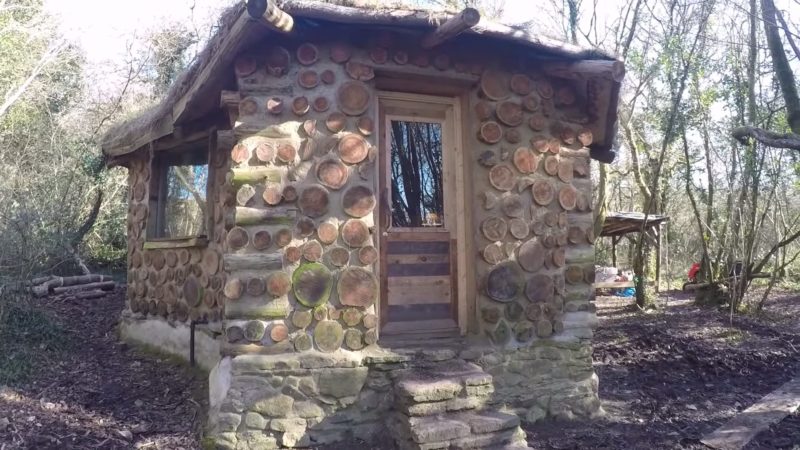 He Built This Tiny Round Cabin For Only $4,000