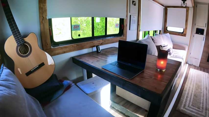 He Turned An Old RV Into A High-Tech Tiny House