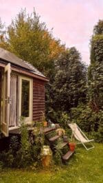 Her Beautiful DIY Tiny Home in the Netherlands