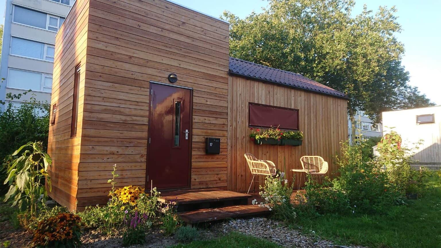 Netherlands Tiny House Built with Her Dad