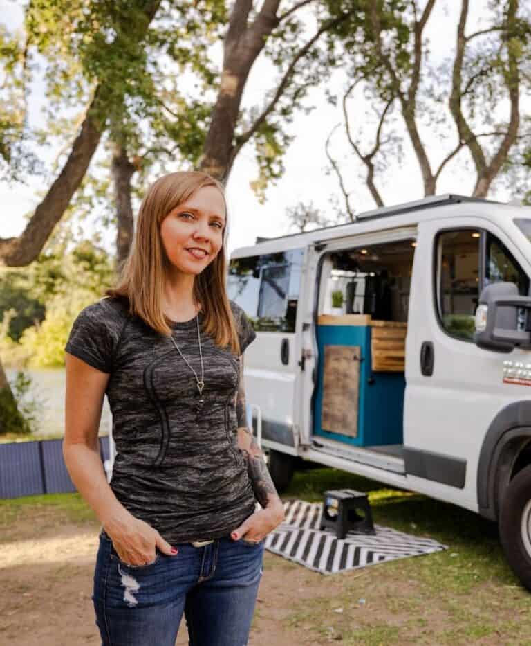 Her Self-Built Van Conversion with No Prior Experience