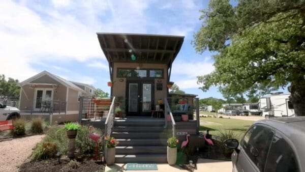Her Perfectly Pink Tiny House