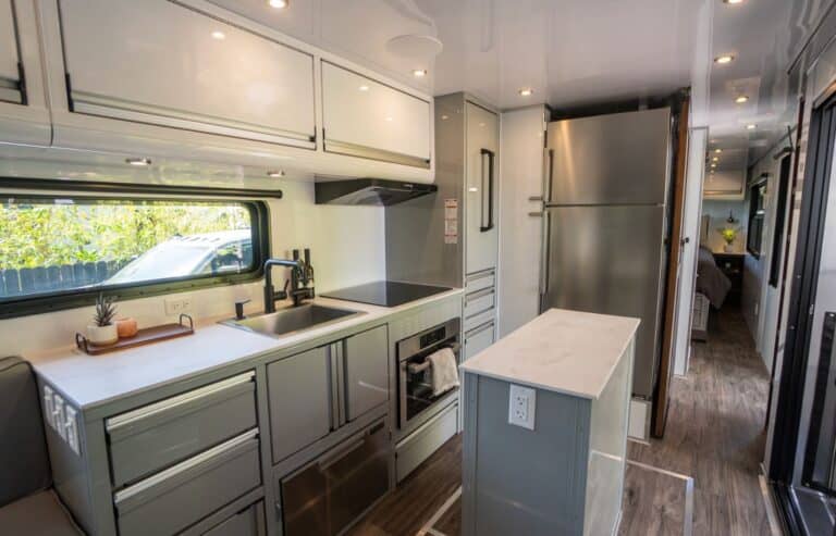 High-Tech, Self-Sustaining Tiny Home by Living Vehicle