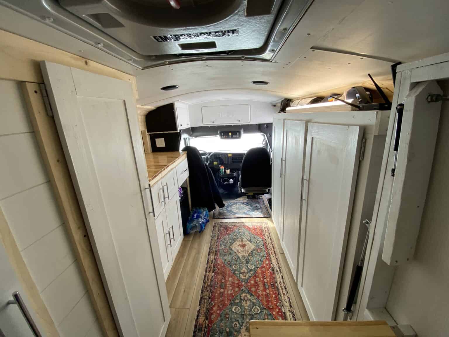 Their $22K Bus Conversion with a Murphy Bed