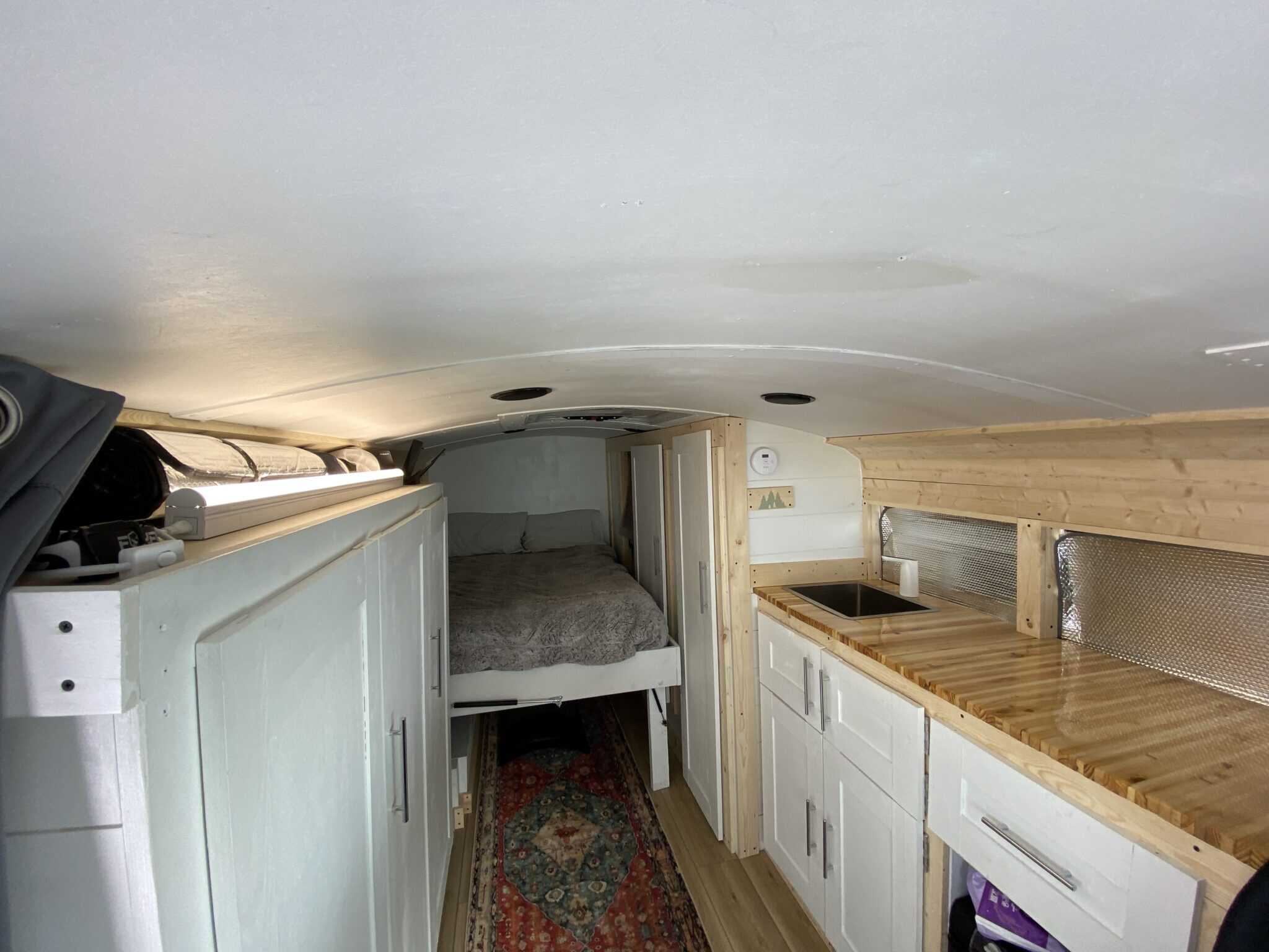 Their $22K Bus Conversion with a Murphy Bed