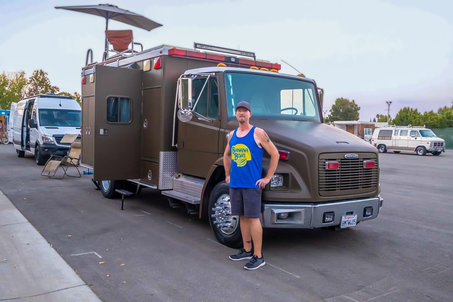 His Super Cool Weekender Ambulance Conversion