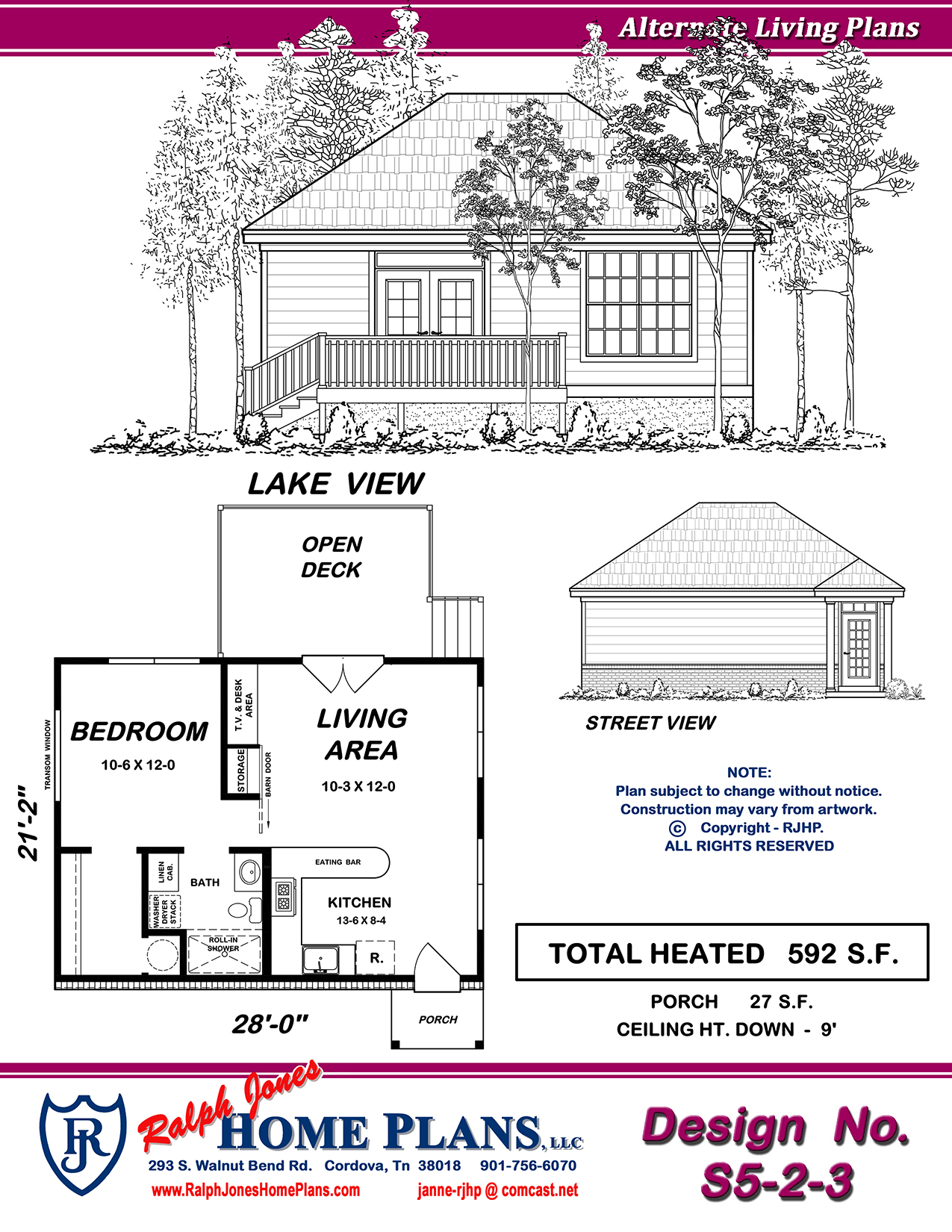 592 Sq. Ft. Hummingbird Cottage for Retirement