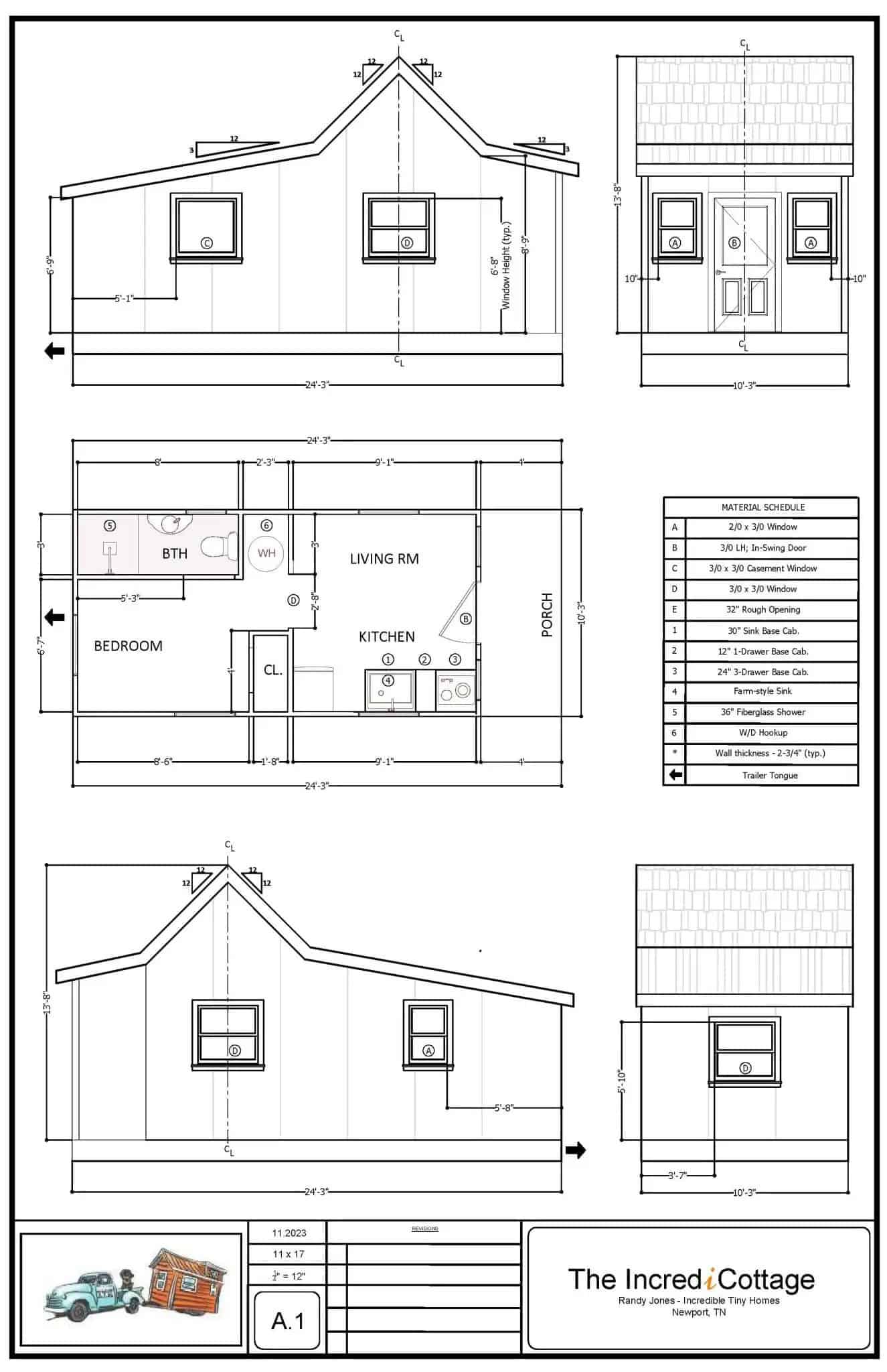 Buffalo Creek Cottage by Incredible Tiny Homes
