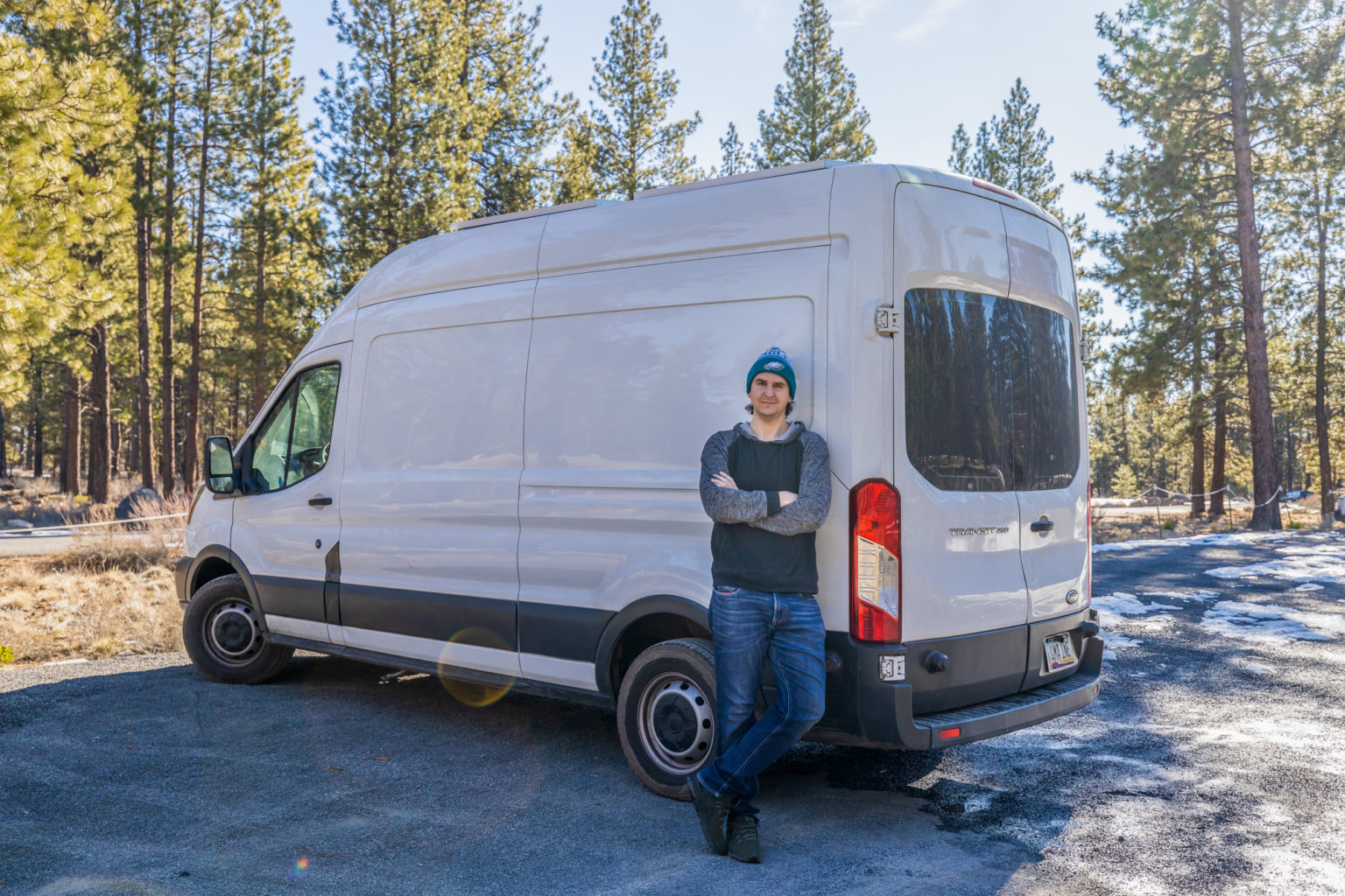 International Traveler to Van Lifer in Stealthy Ford Transit