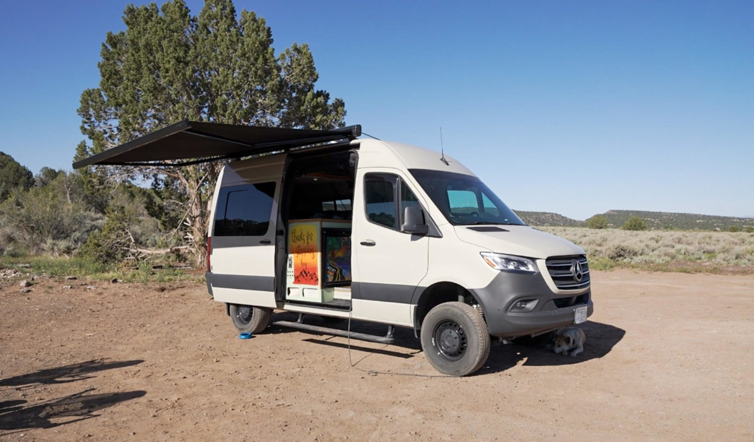 Couple’s Van Life in their DIY Sprinter