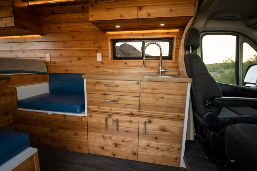 The Knight Camper Van Conversion by Boho Life