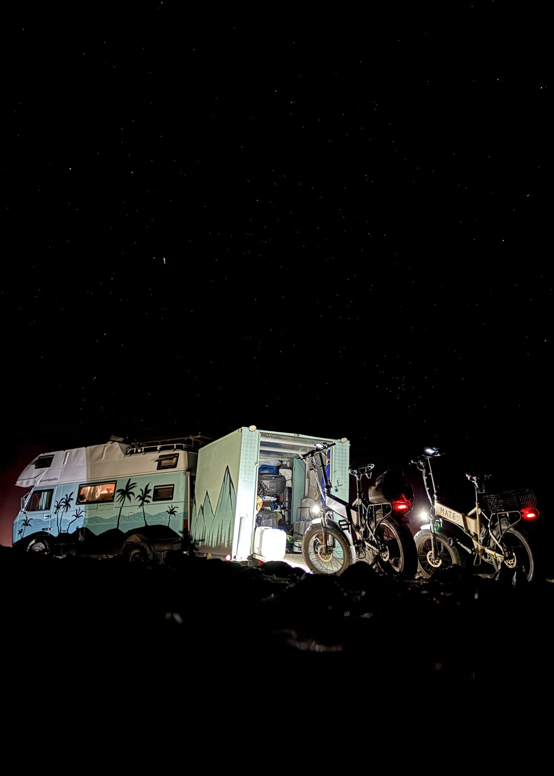 Van Life with Tow-along Storage