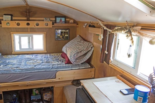 Lou’s Handcrafted Vardo Tiny House Travel Trailer