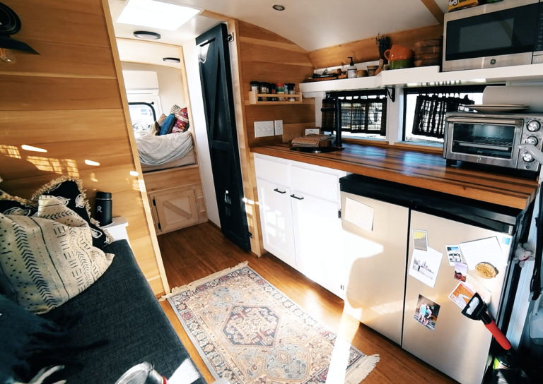 “Lucky” The Off-Grid Short Bus Skoolie Conversion