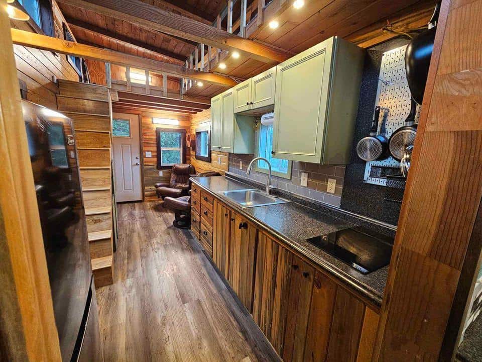 24′ Double Loft Tiny House with Catwalk