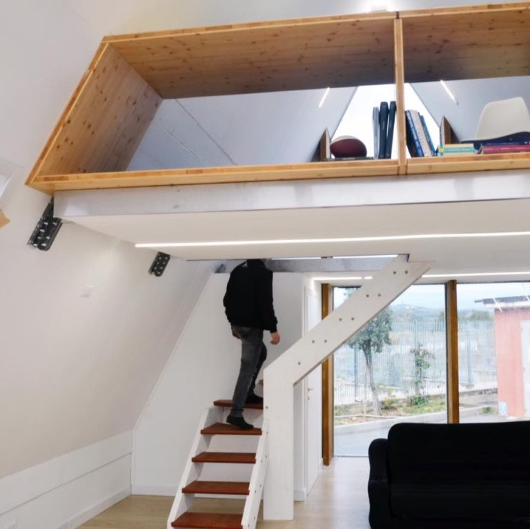 Foldable Prefab A-frame Cabin by MADI in Italy… The MADI House