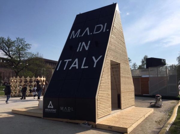Foldable Prefab A-frame Cabin by MADI in Italy... The MADI House