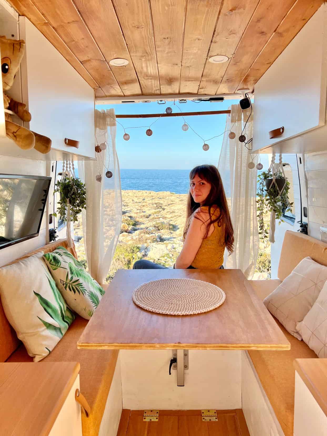 Creative Lifestyle in her Gorgeous DIY Van Conversion