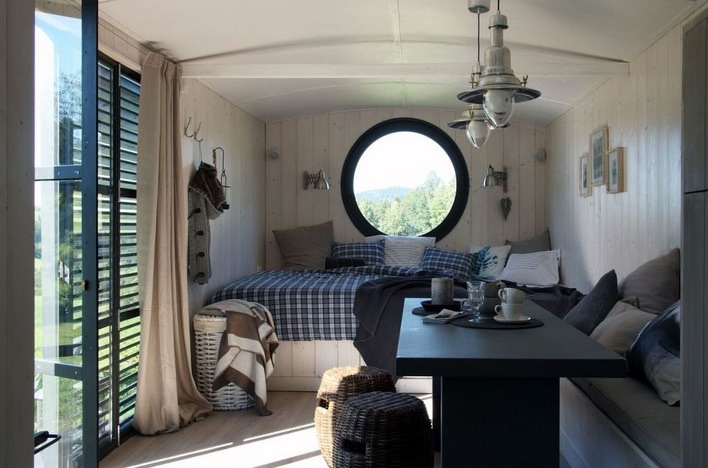 258 Sq. Ft. Maringotka Modern Wagon Tiny House