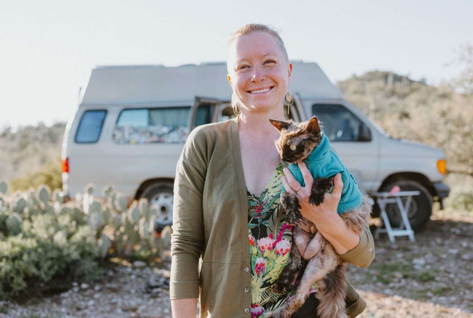 Her Simple & Practical Van Life with Pets