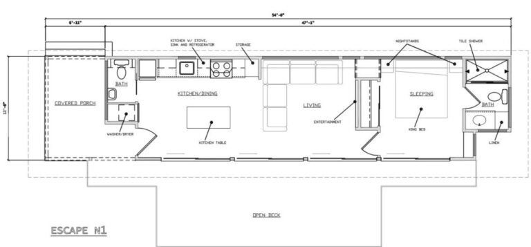 564 sq. ft. Mid-Century Home in Tampa, Florida Tiny House Community
