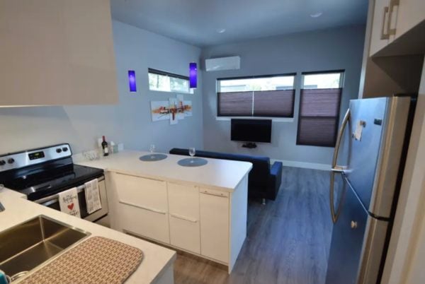 Modern 500 Sq. Ft. Tiny Cabin on a Foundation
