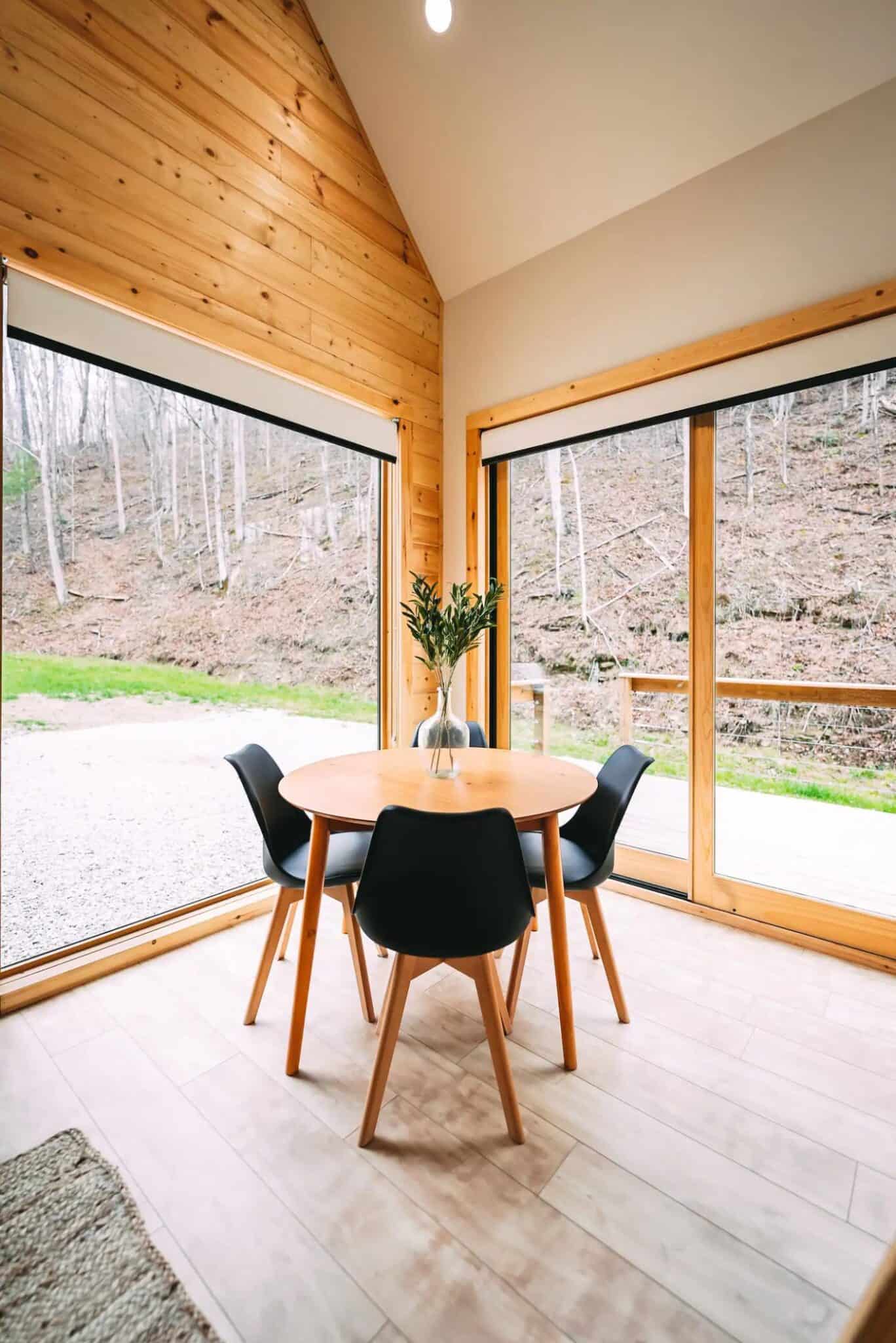 Tall Stuga: 600 Sq Ft Scandinavian Cabin on 40 Acres in Kentucky