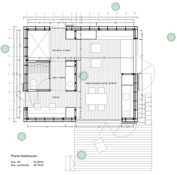 538 Sq. Ft. Modern Tiny Cabin