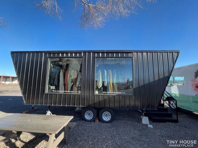 Tiny House on Wheels Concept for Mobile Retail Store!