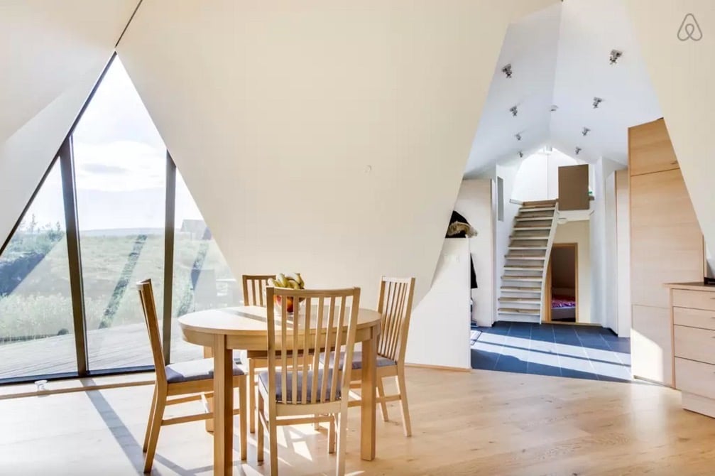 Modern Pyramid Cottage in Iceland