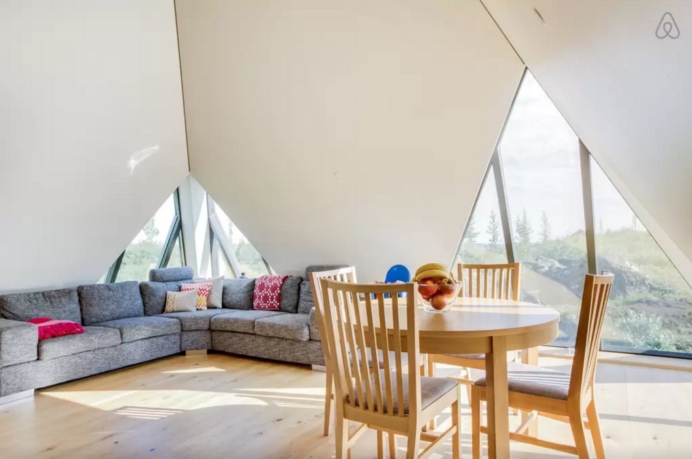 Modern Pyramid Cottage in Iceland