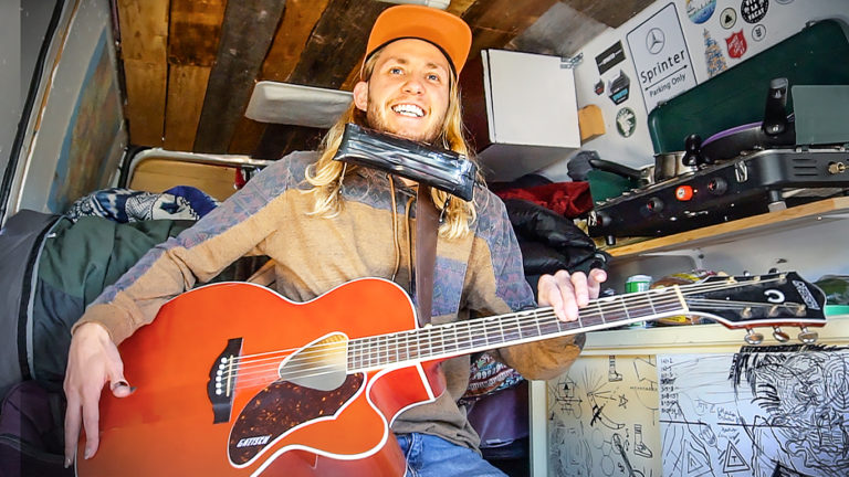 Musician Living in a DIY Camper Van on a Budget