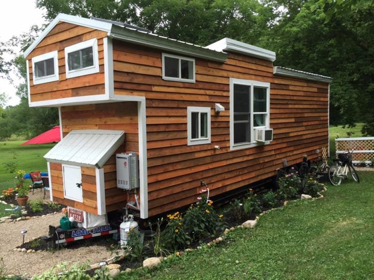 Jess and Adam’s Mustard Seed Tiny House (with 2 kids and a cat!)