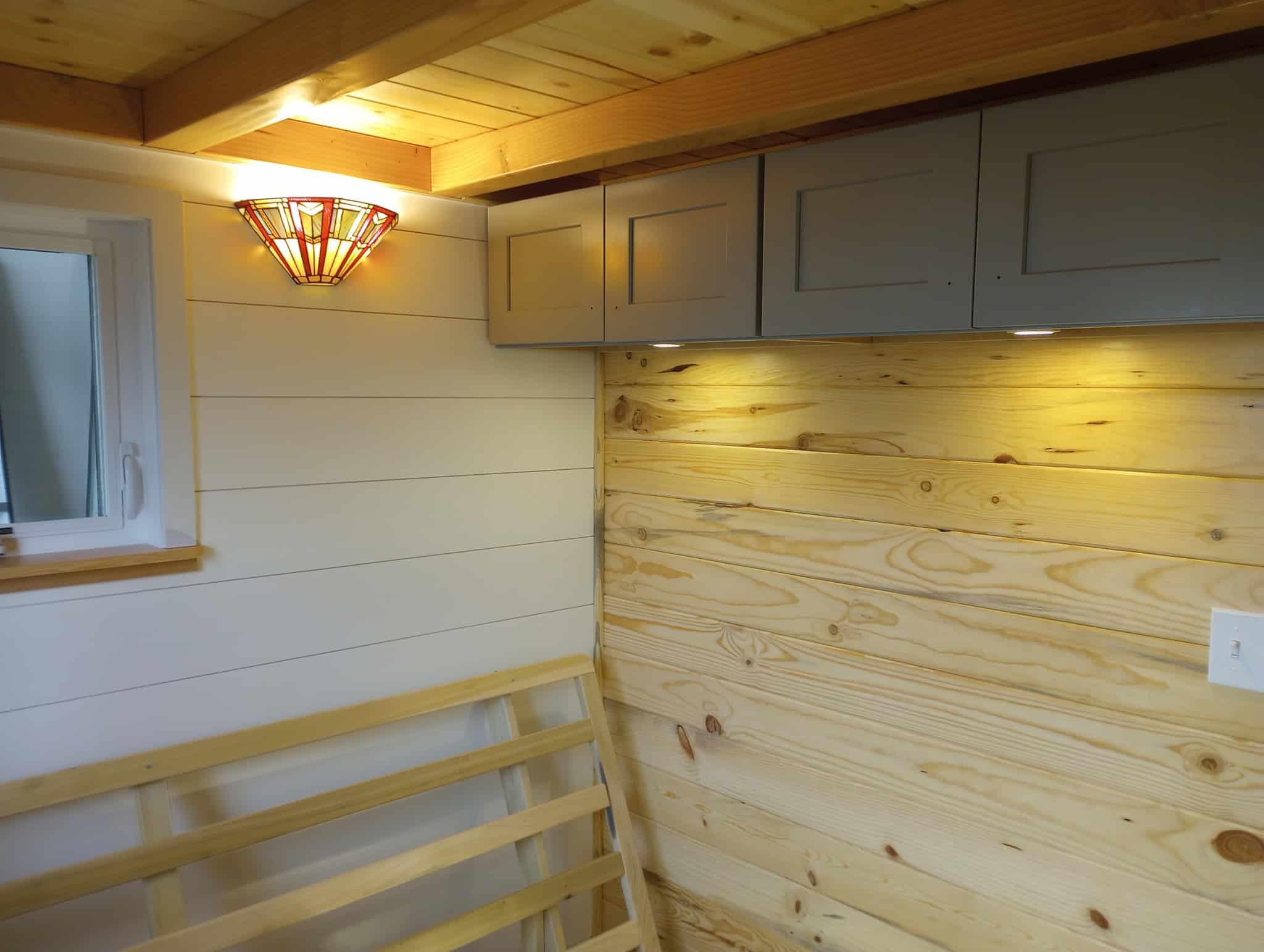 This First Floor Bedroom Tiny House has 3 Sleeping Areas