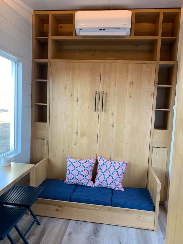Tiny House Murphy Bed With Couch