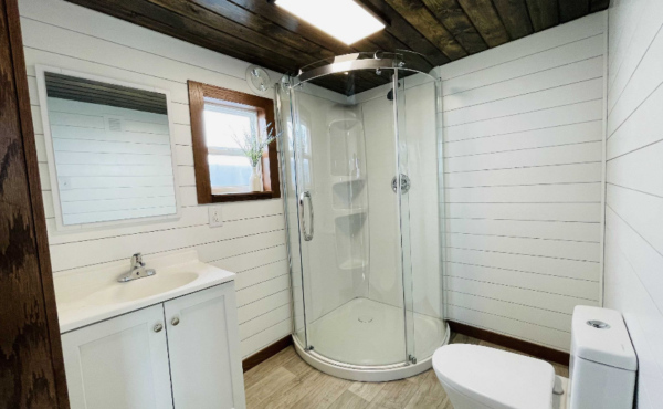 Skid Foundation Tiny Home w/ First Floor Bedroom