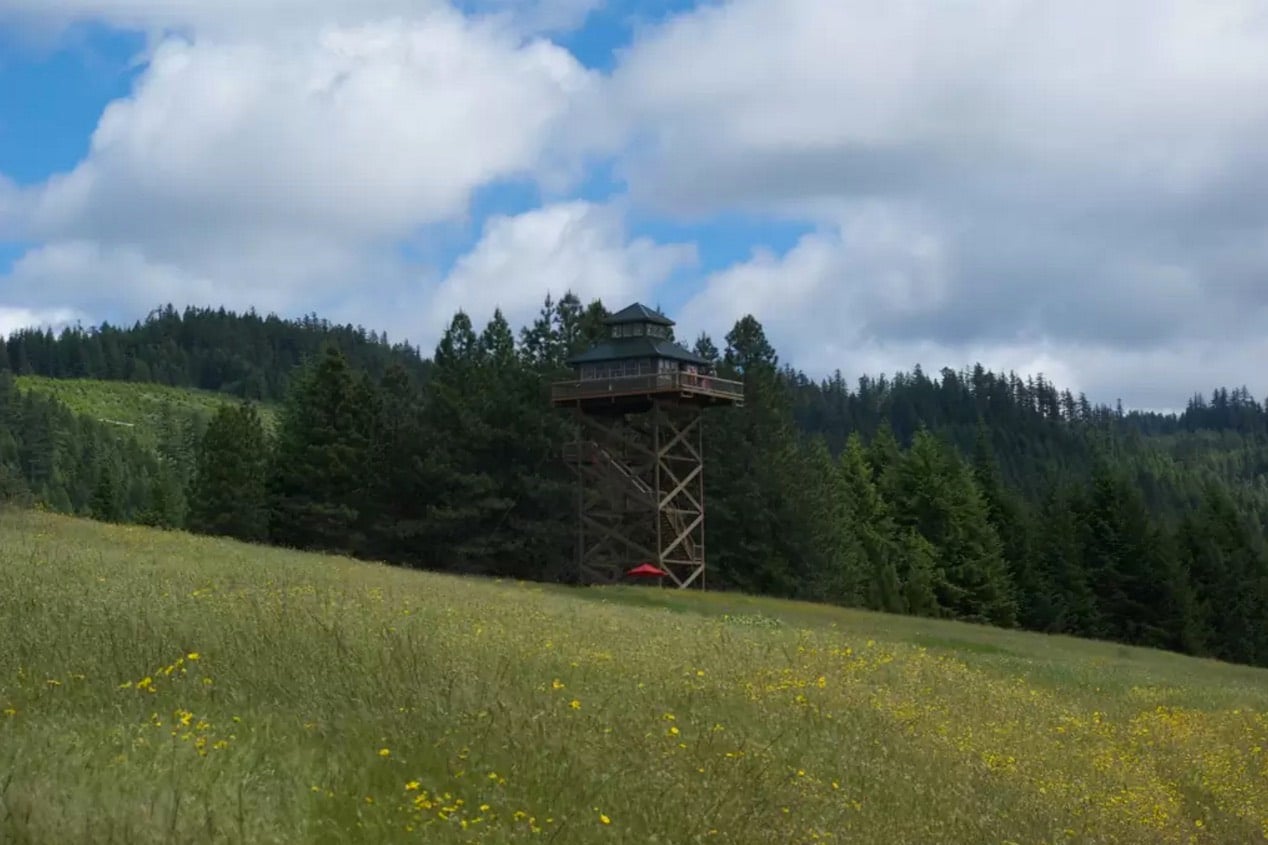 Off-Grid Lookout Tower Cabin in Tiller