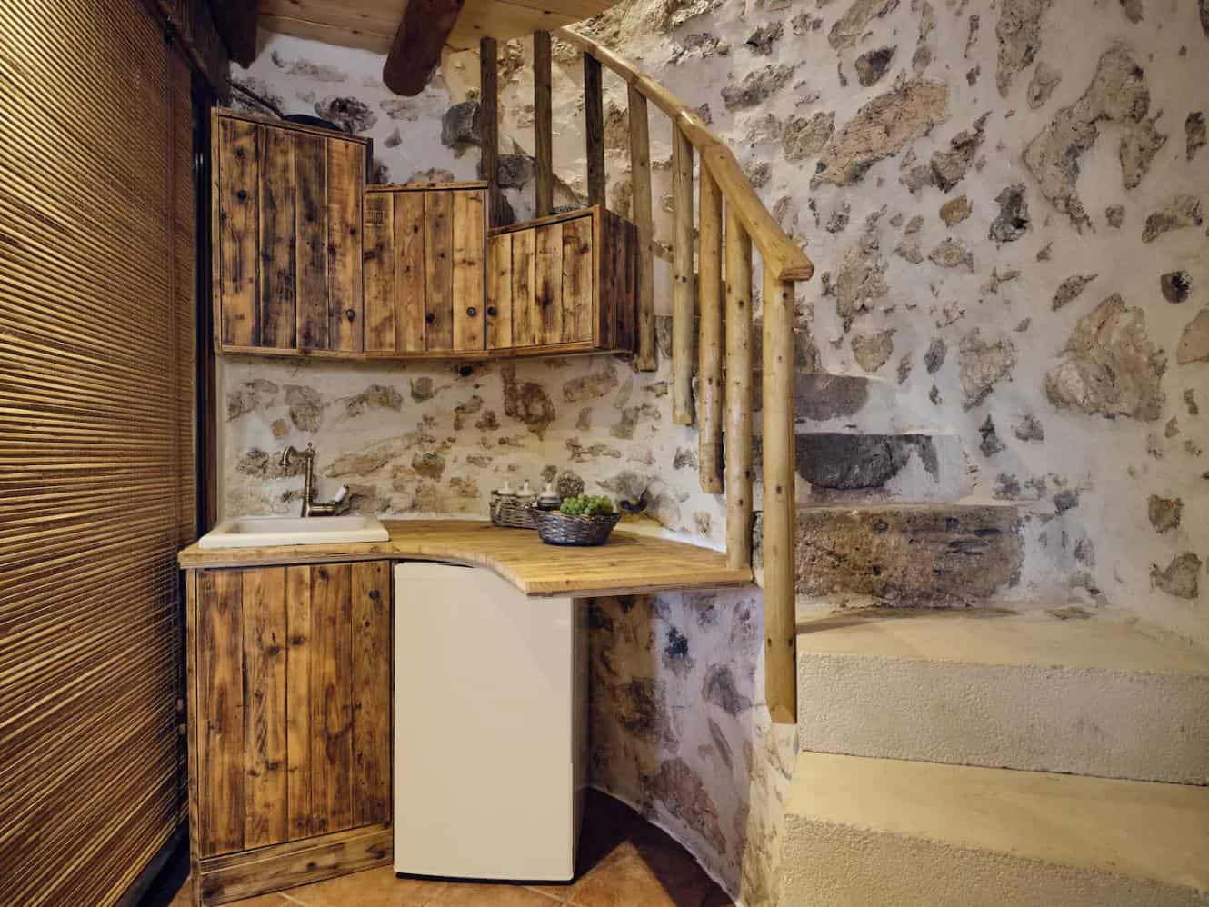 Old Wheat Mill in Greece Turned Tiny Home
