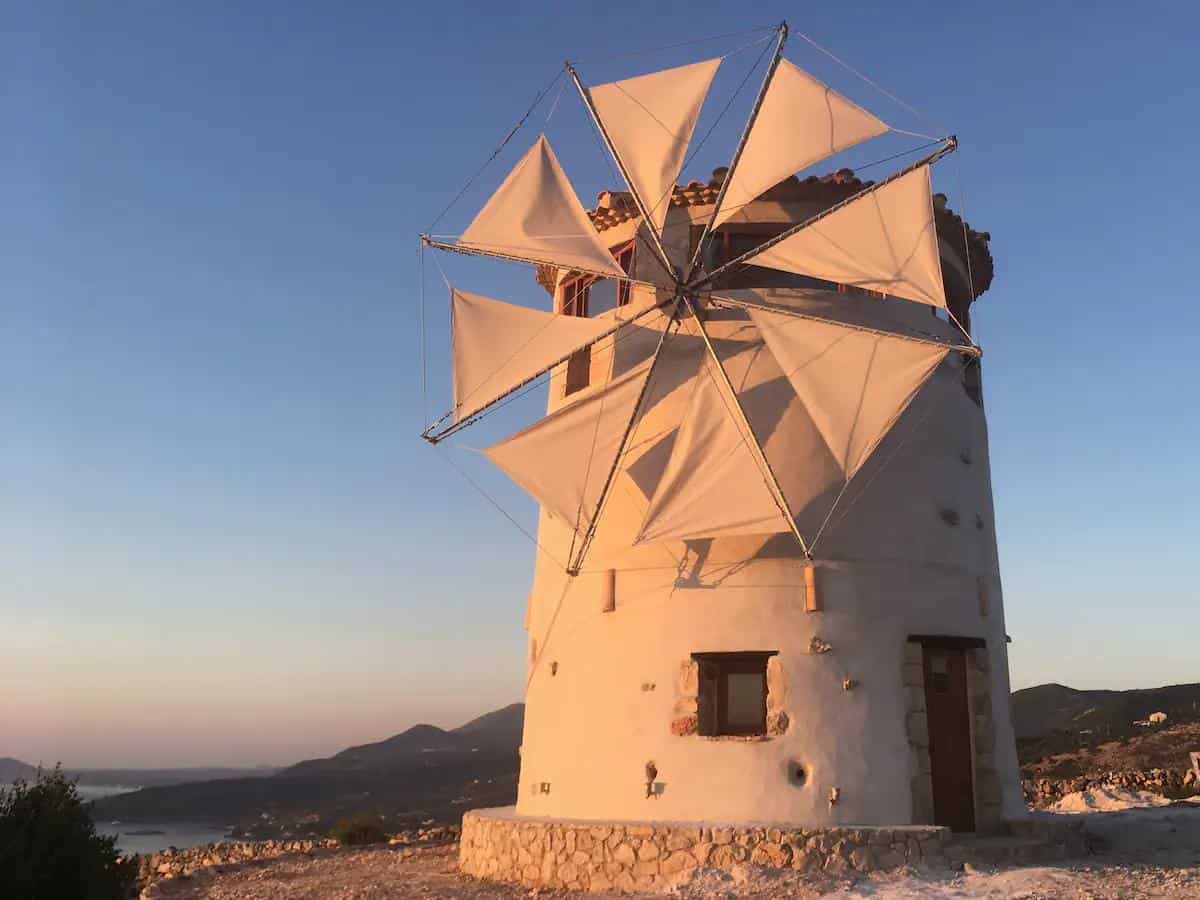 Old Wheat Mill in Greece Turned Tiny Home