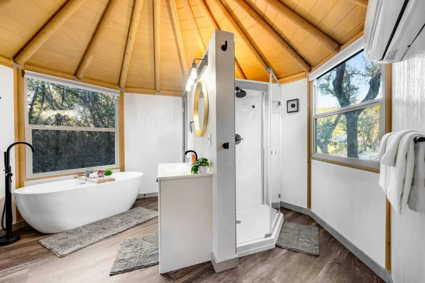 Ophelia: Tiny Yurt Cabin in Texas