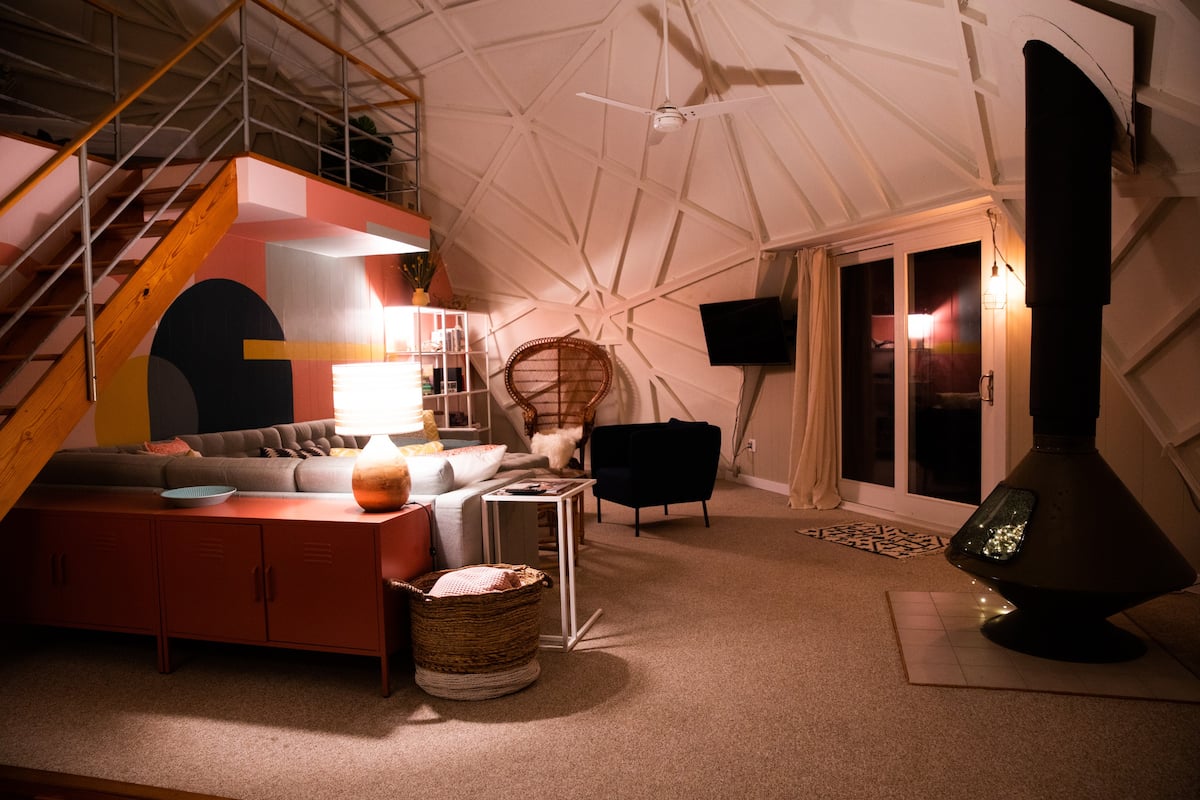 Outer Banks Art Deco Geodesic Dome Home
