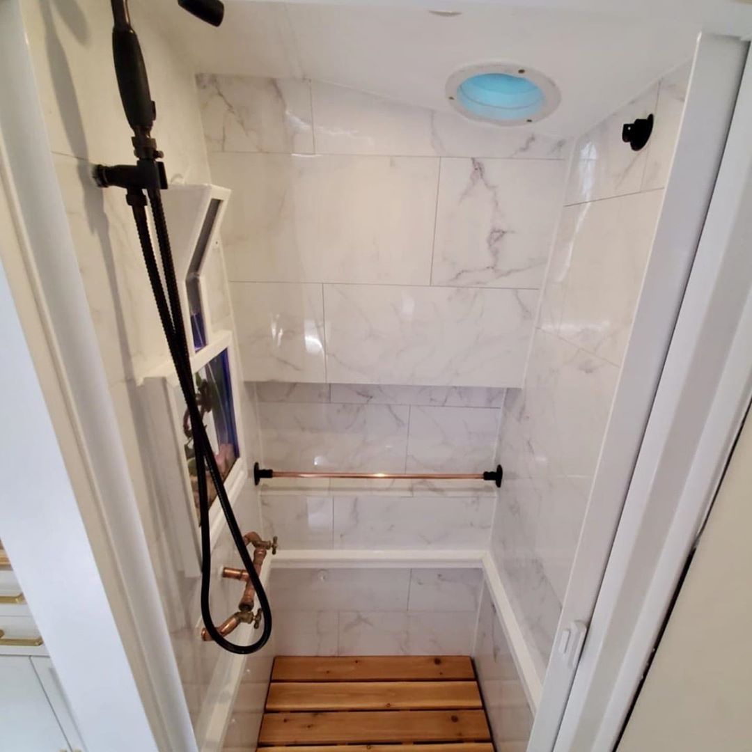 Oversized Van Conversion with Luxury Shower